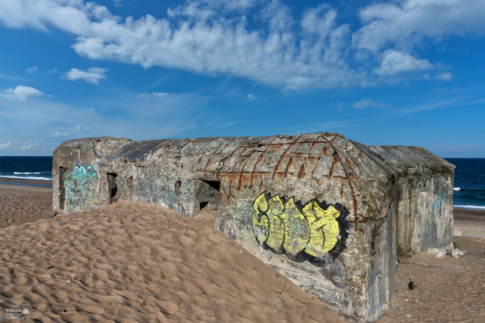 There are many bunkers on the Danish North Sea coast