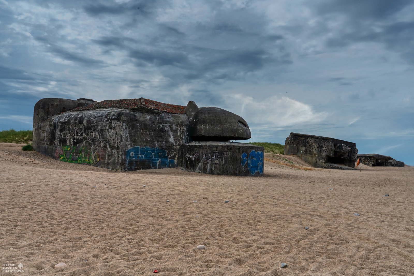 There are many bunkers on the Danish North Sea coast
