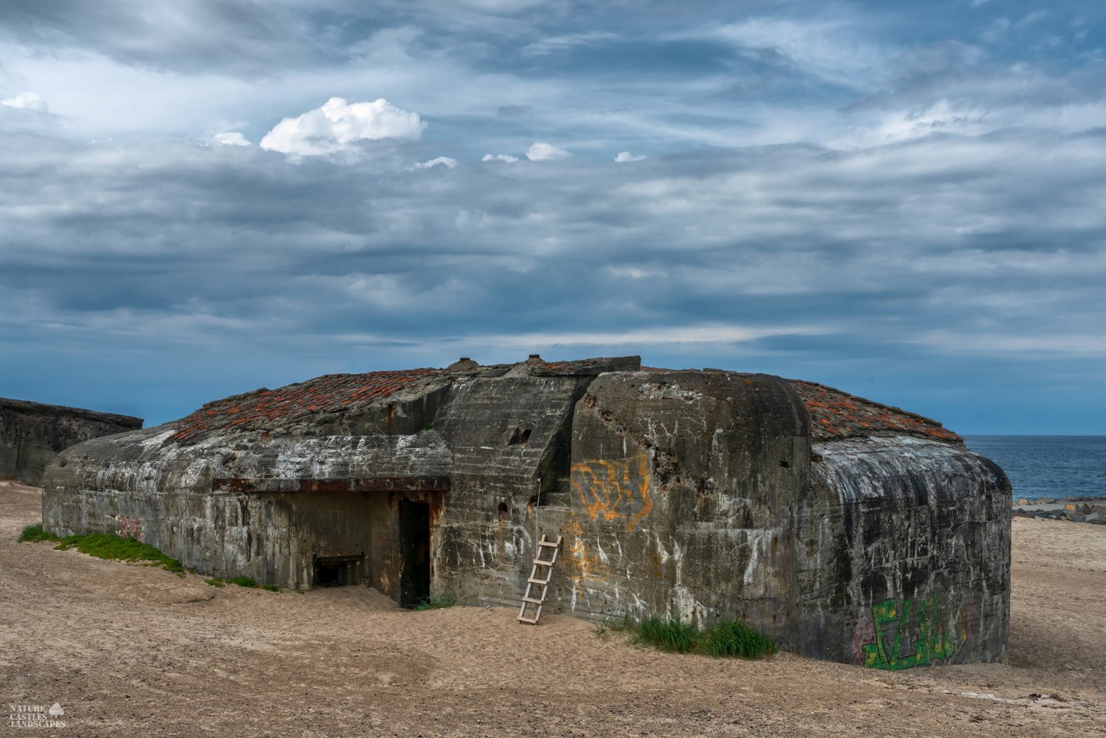There are many bunkers on the Danish North Sea coast