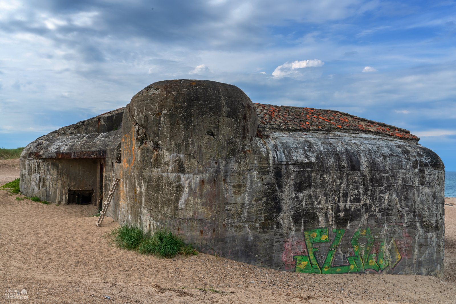 There are many bunkers on the Danish North Sea coast
