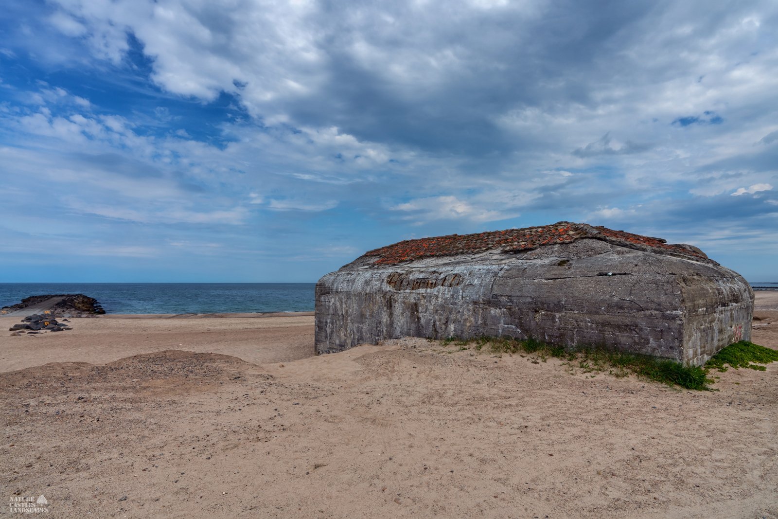 There are many bunkers on the Danish North Sea coast