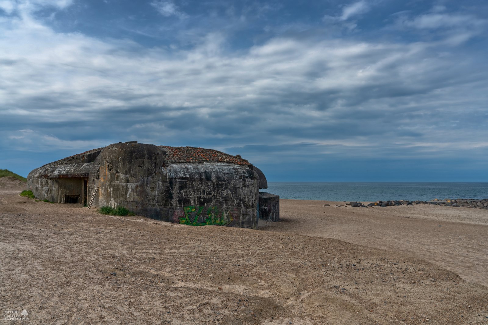 There are many bunkers on the Danish North Sea coast