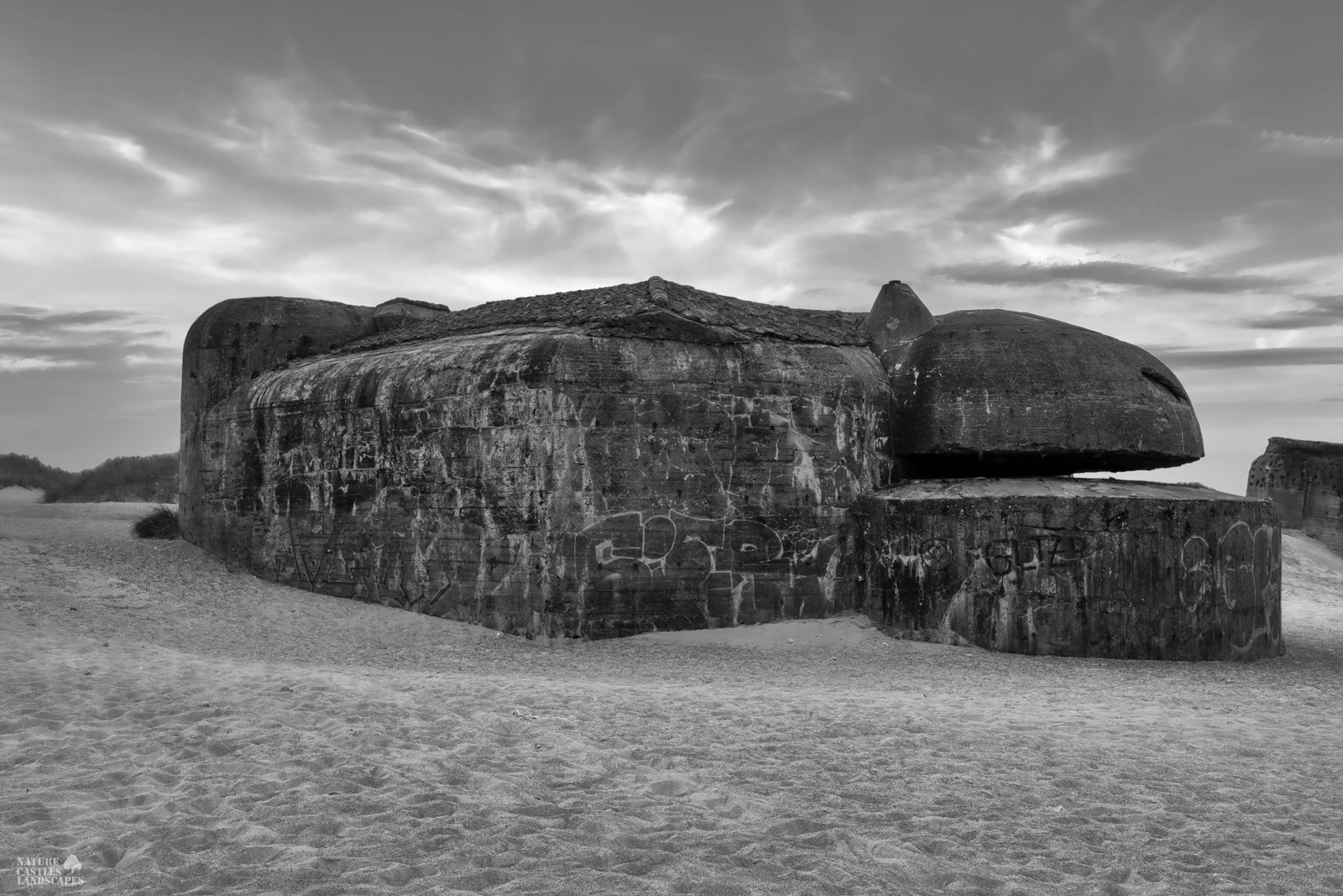 There are many bunkers on the Danish North Sea coast