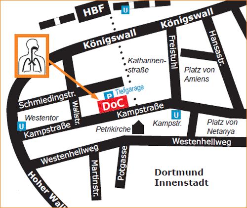 Kontakt: Lungenarztpraxis DOC