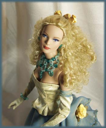 Fashion dolls Barbie repainted haute couture made in France