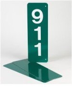 Reflective Green Address Signs