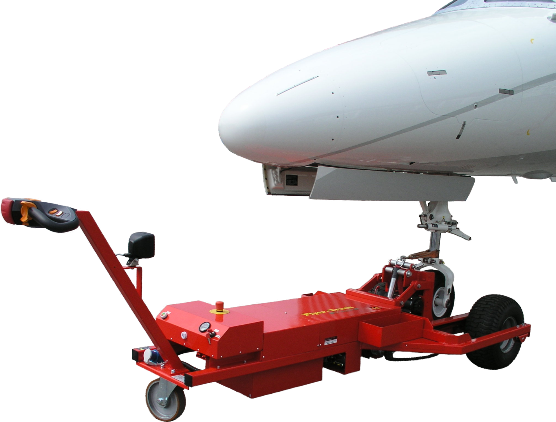 electric towbarless airplane towing vehicle