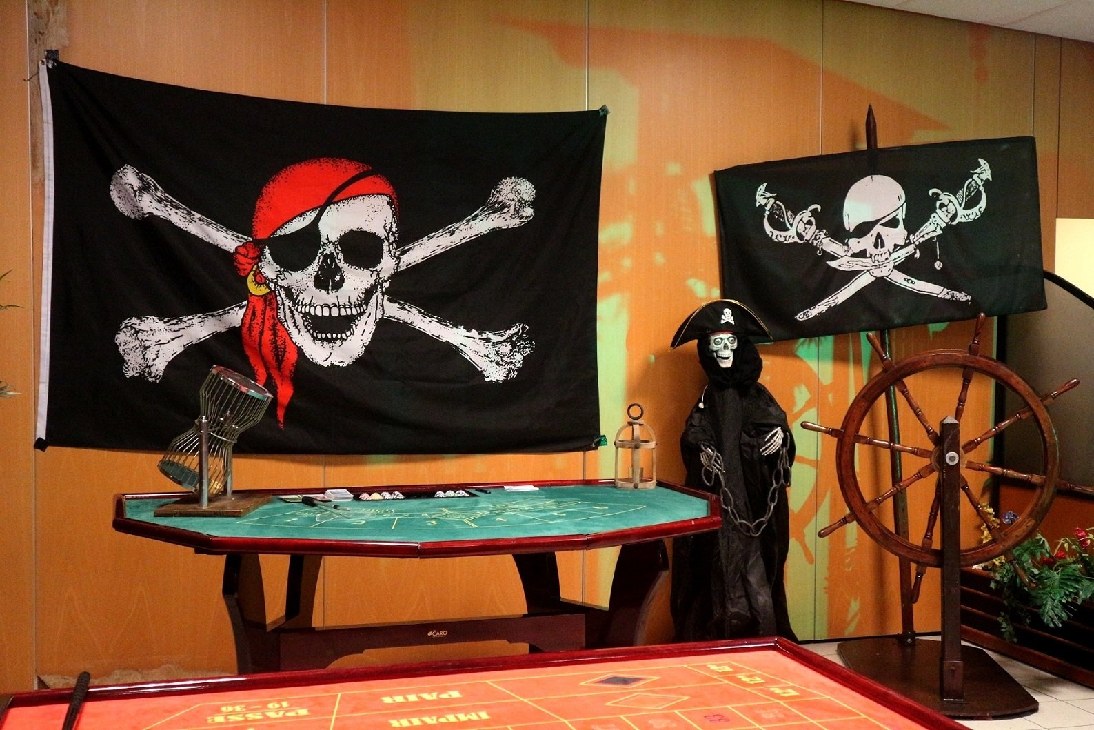 casino thème pirate,casino pirate,soirée casino pirate