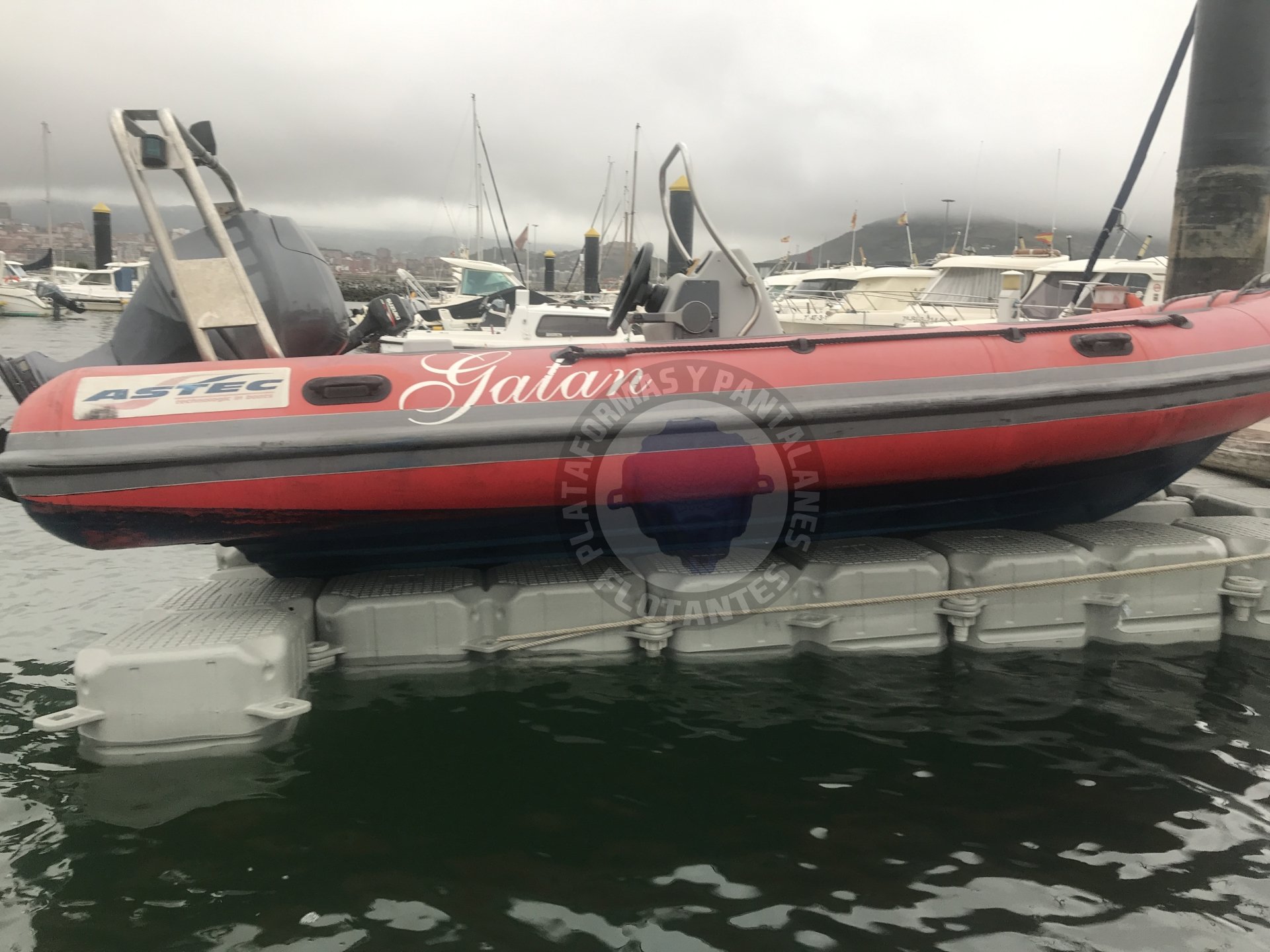 Plataforma Barca Neumatica o Semirrigida de 5 m - PyP