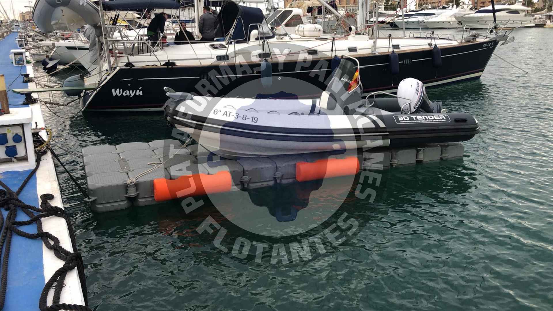 Plataforma Barca Neumatica o Semirrigida de 5 m - PyP