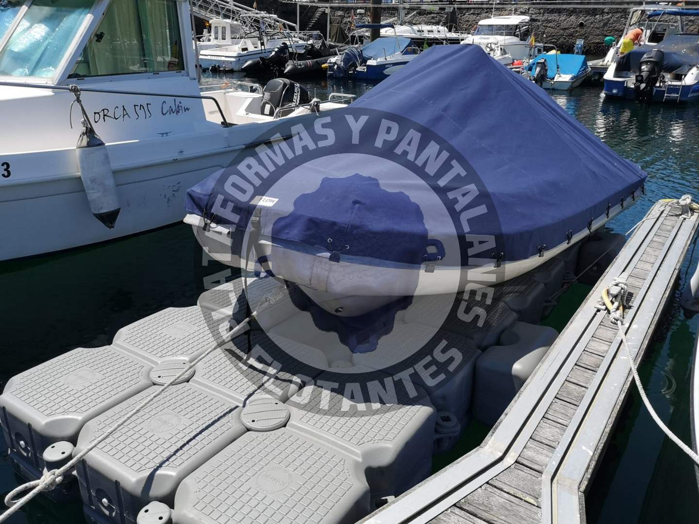 Plataforma Barca Neumatica o Semirrigida de 5 m - PyP