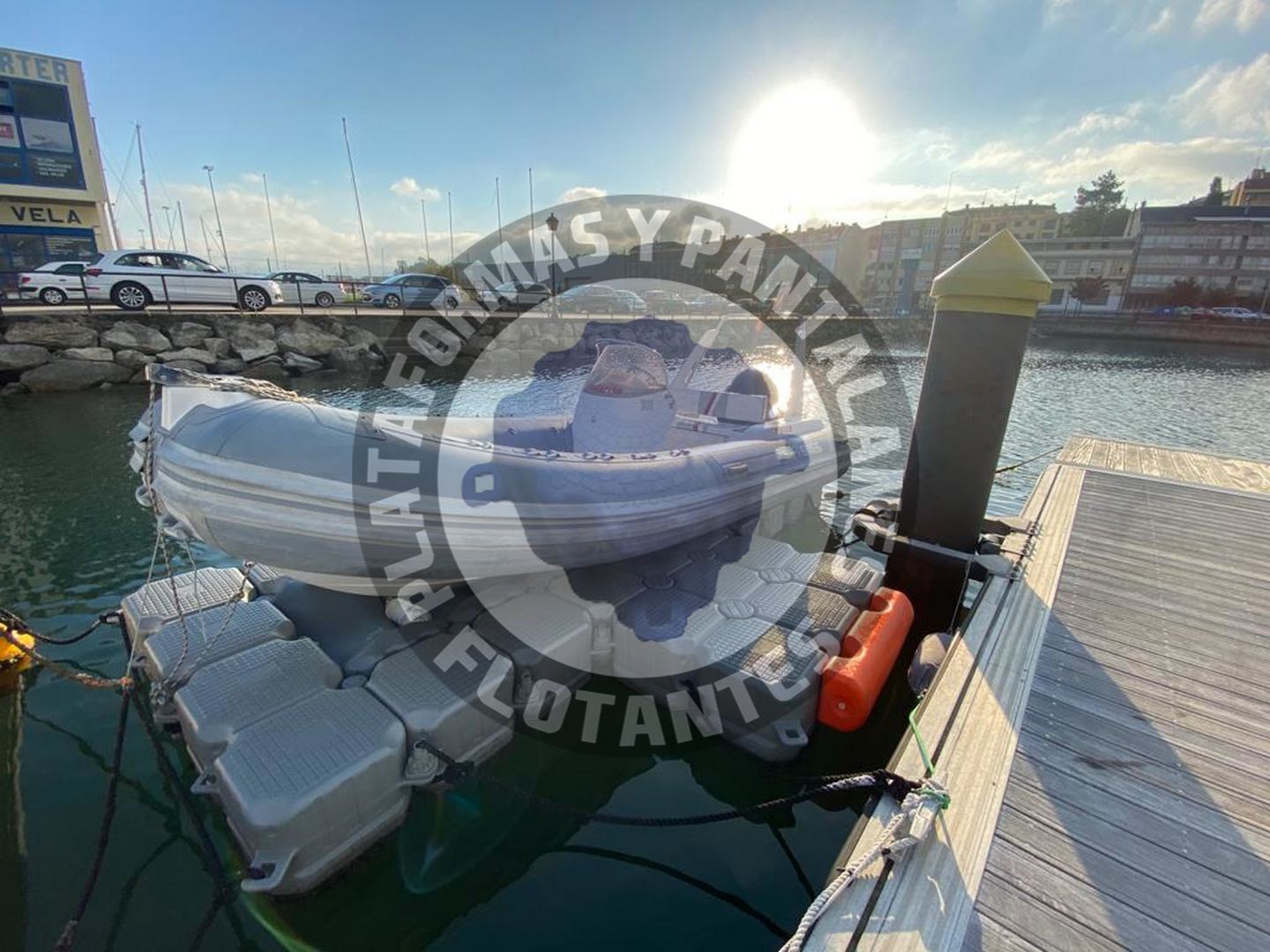 Plataforma Barca Neumatica o Semirrigida de 5 m - PyP