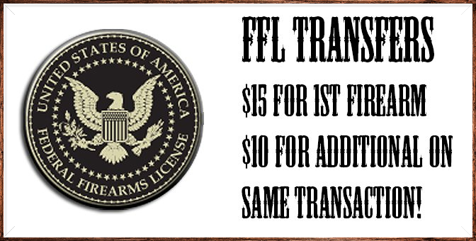 FFL Transfers at Burtzland Outfitters!