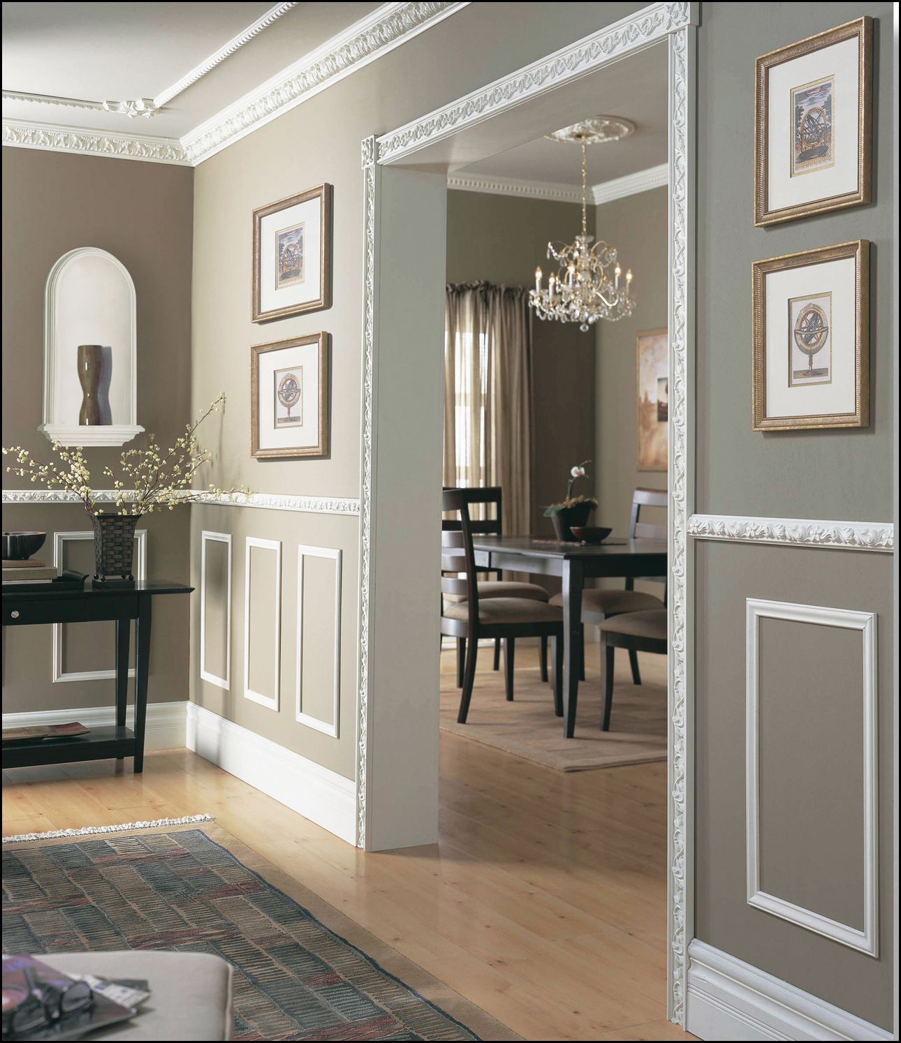 Ideas para decorar con MOLDURAS DECORATIVAS y darle estilo a tu casa